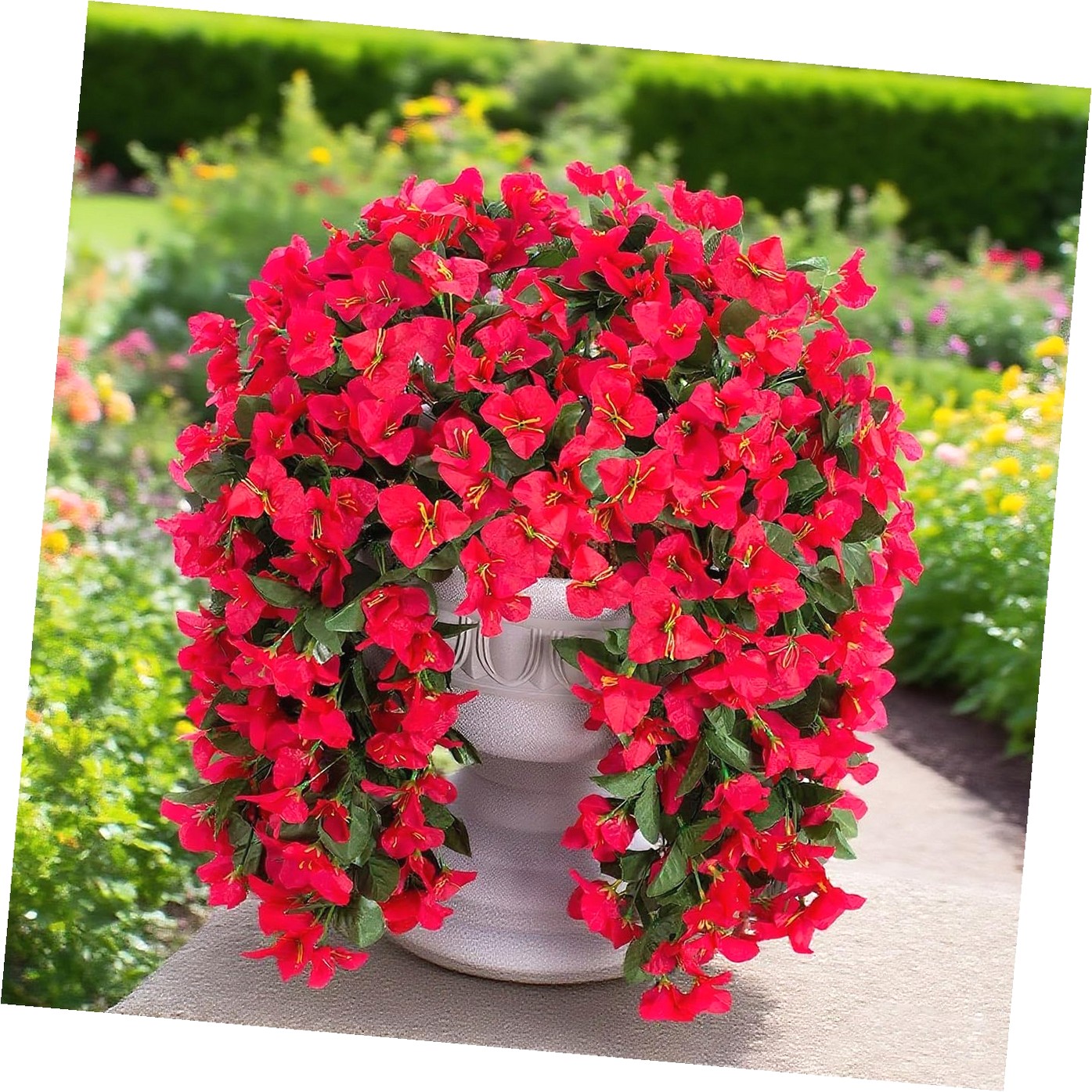 Myst Design for Outdoors Fake Bougainvillea Hanging Decoration, 2 ...