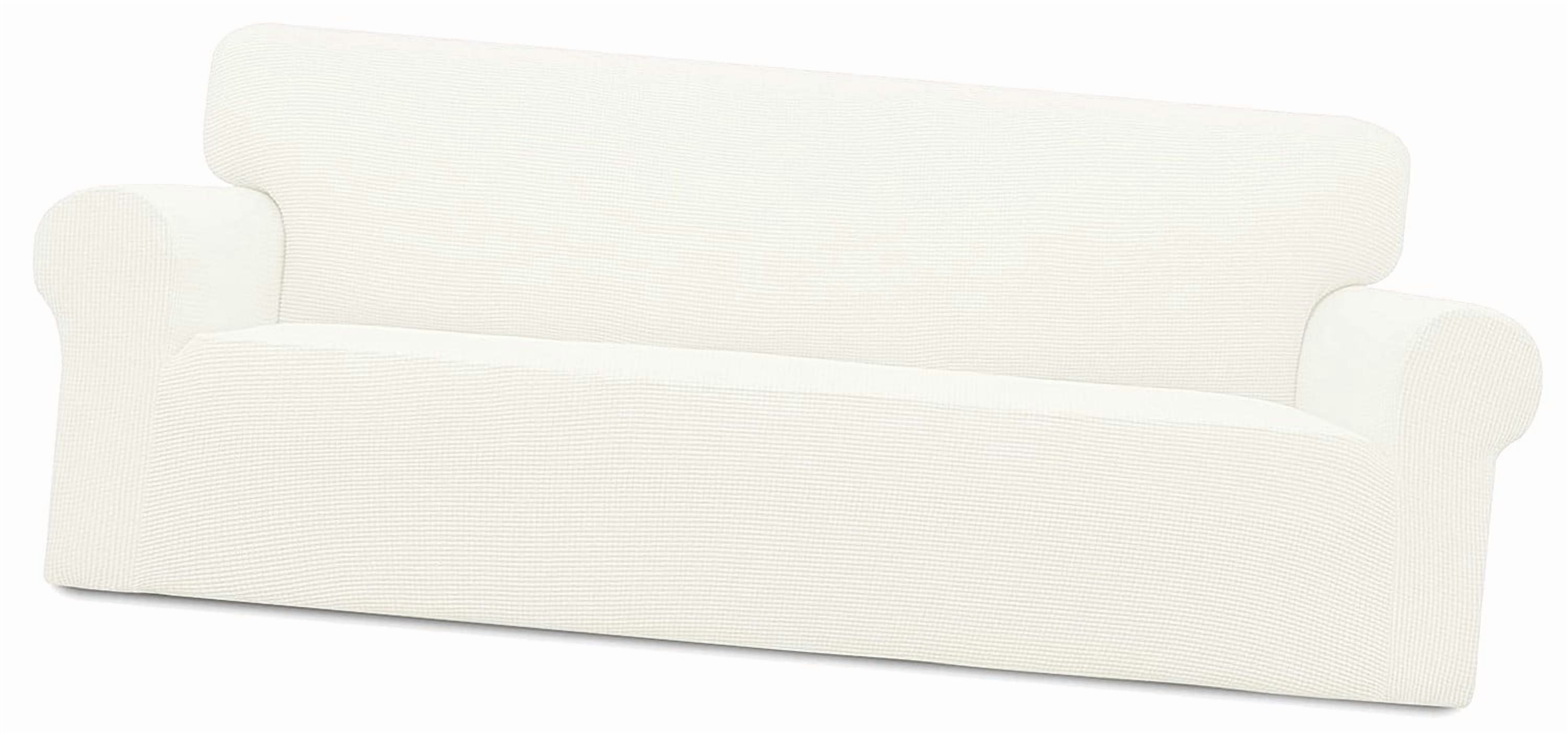 Myst Design Oversized Stretch Sofa Slipcover, 1-Piece Couch Cover ...