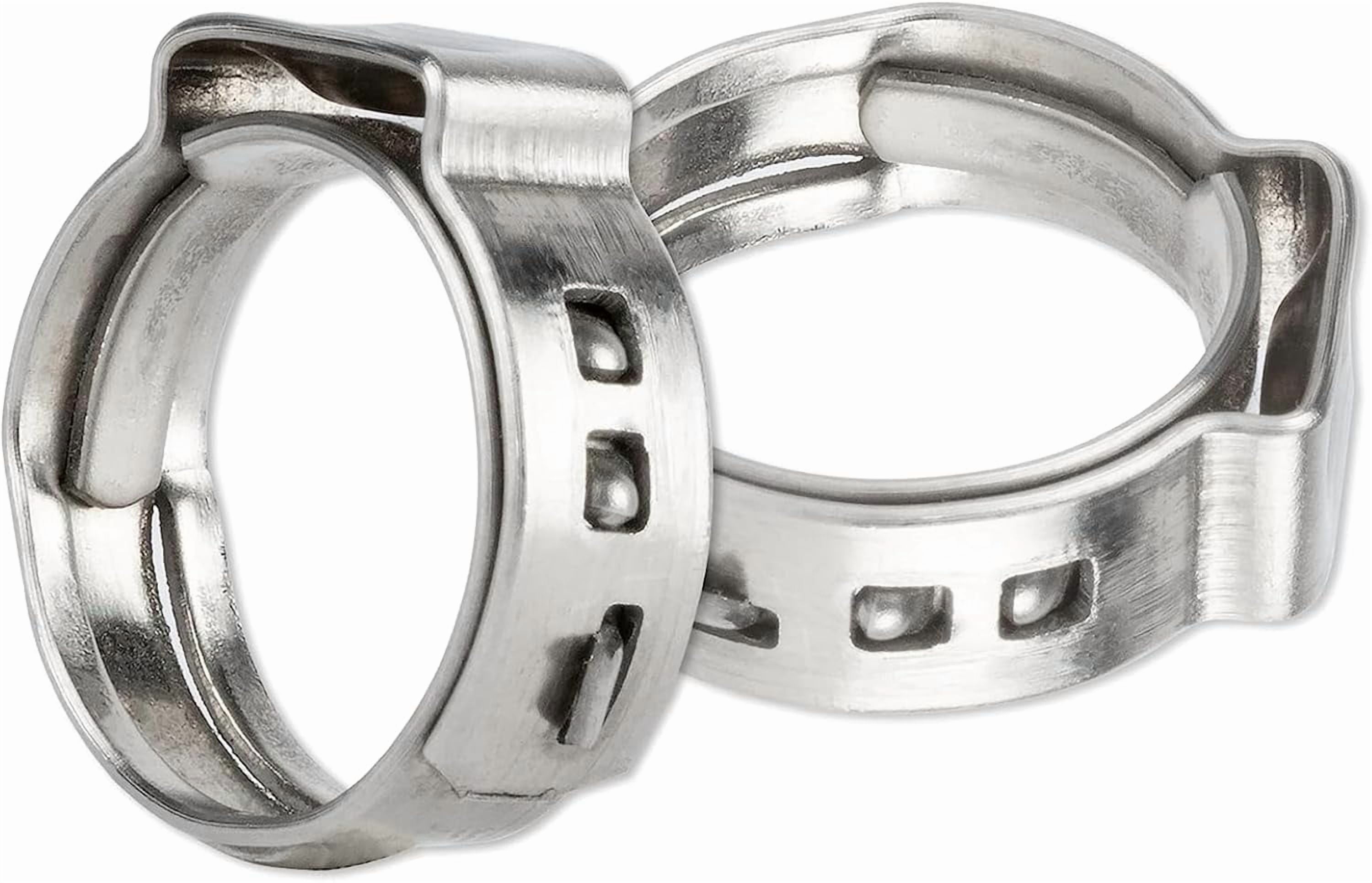 Myst Design PEX Clamps 3/4 inch 100 PCS, Steel Pinch Clamps for PEX ...