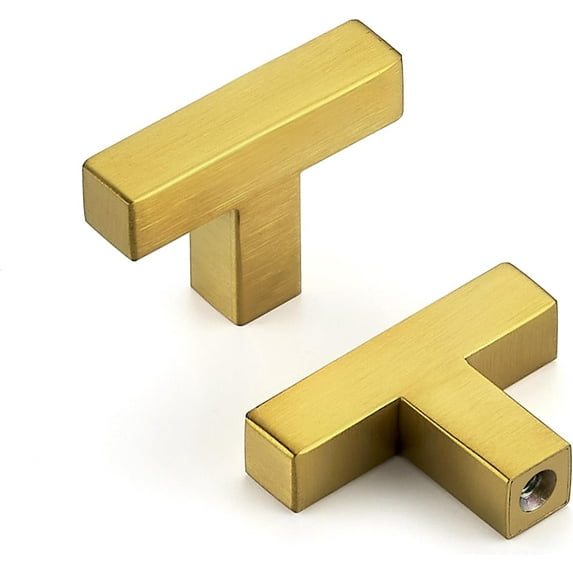 Myst Design Pack Cabinet Knobs 2 Inch Brushed Drawer Knobs Single Hole ...