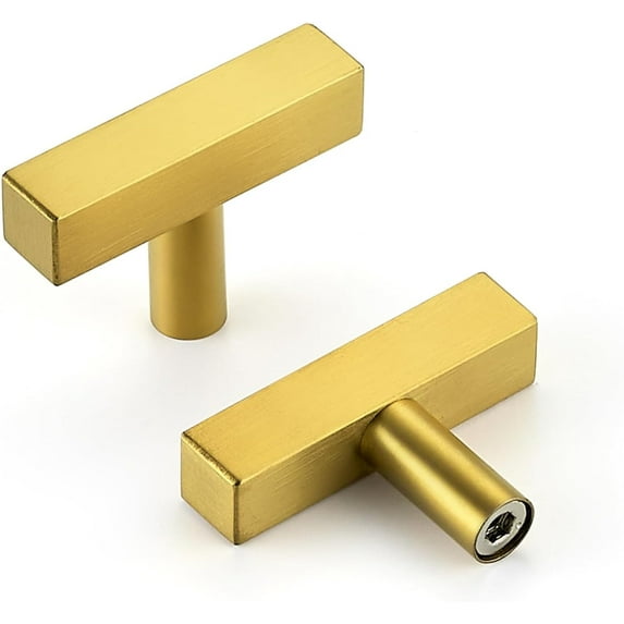 Myst Design Pack Cabinet Knobs 2 Inch Brushed Drawer Knobs Single Hole ...