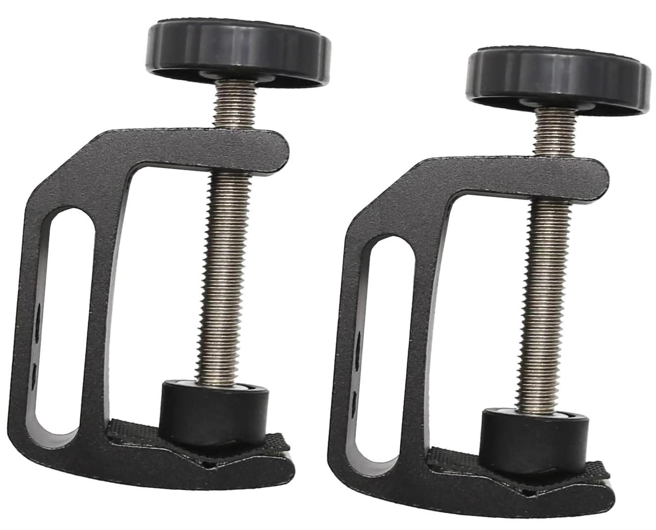 Myst Design Pair of C-Clamps, Aluminum C- with 1/4"-20 and 3/8"-16 ...