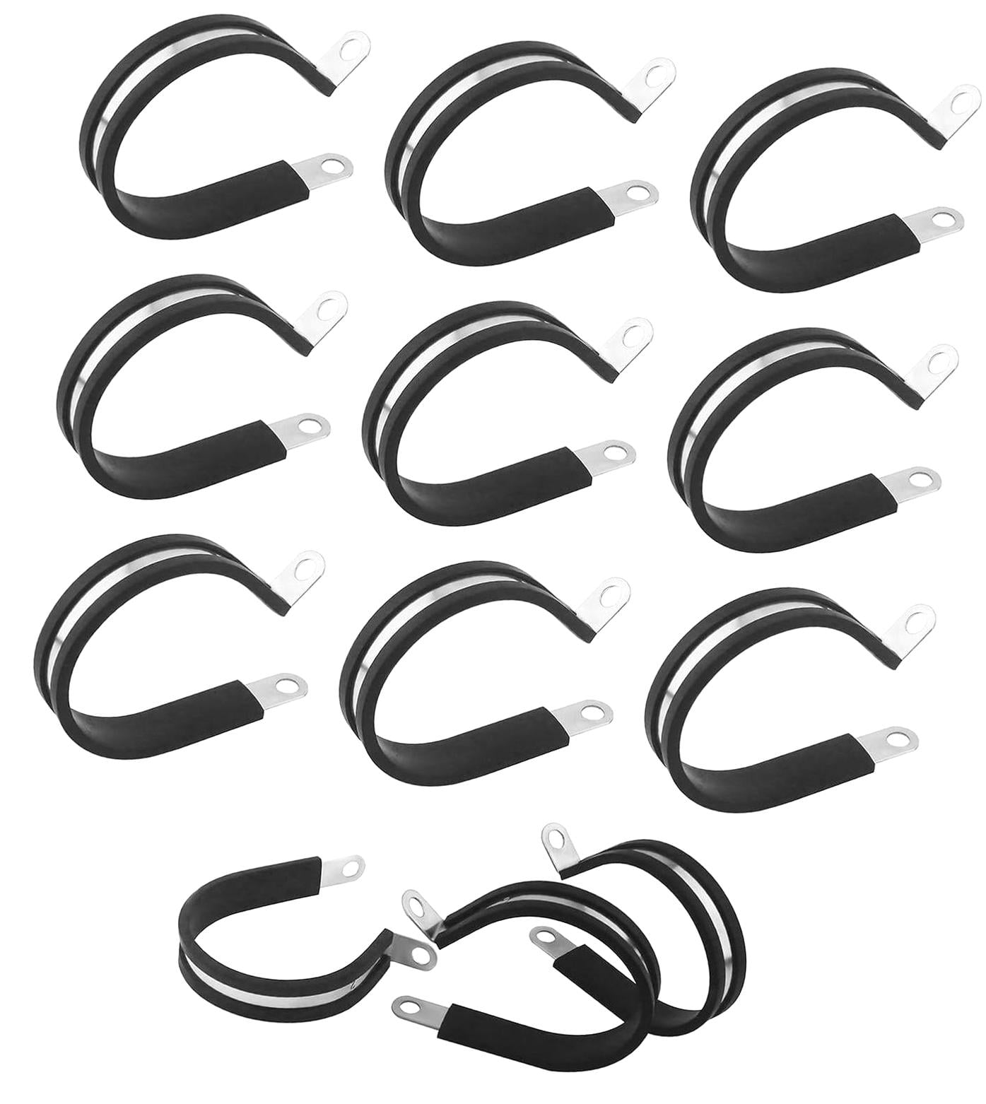 Myst Design Pipe Clamps Pack, 12 Count, 2 Inch Pipe Straps, Conduit ...