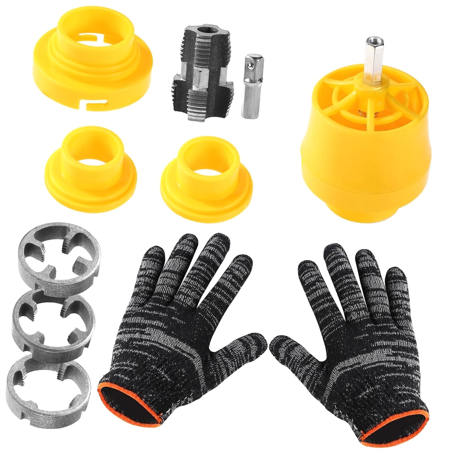 Myst Design Pipe Threader Kit for Electric Drill, Thread Maker with ...