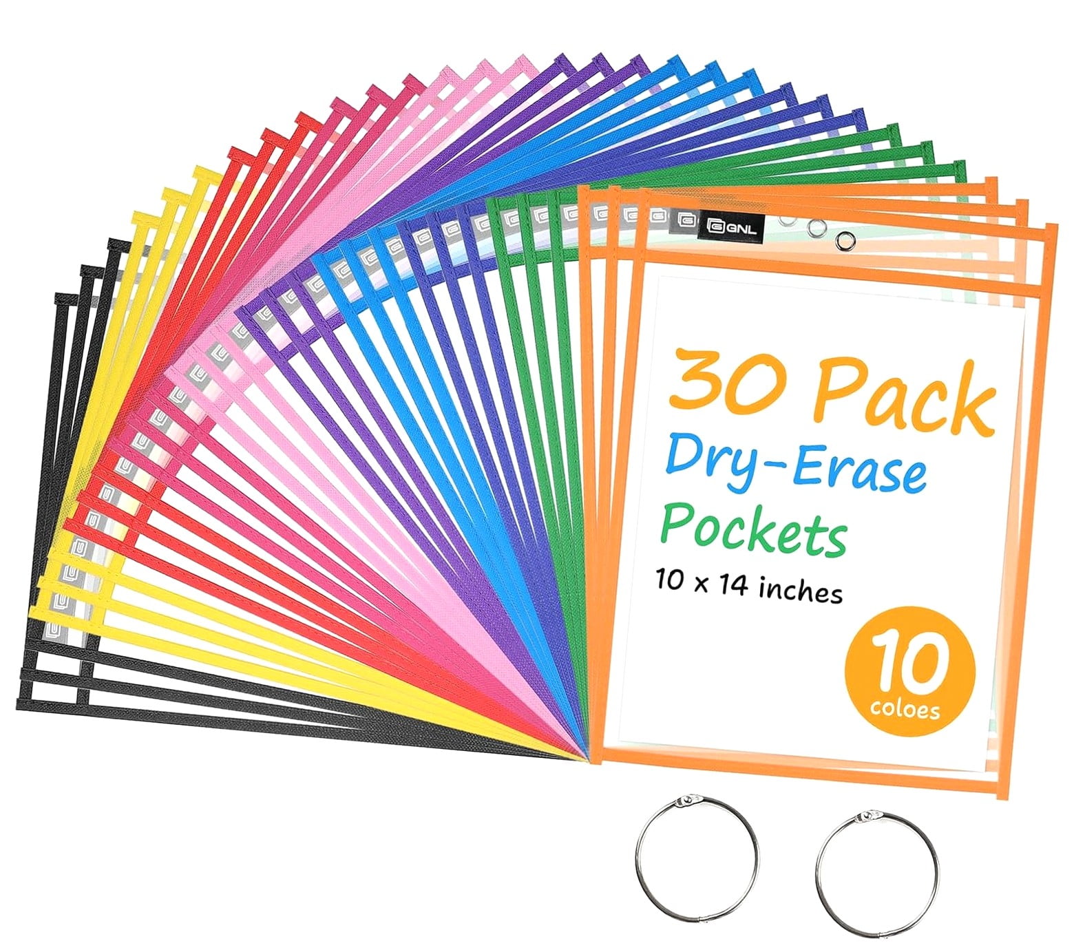 Myst Design Pocket Sleeves 30 Packs, Clear Plastic Ticket Holders with ...