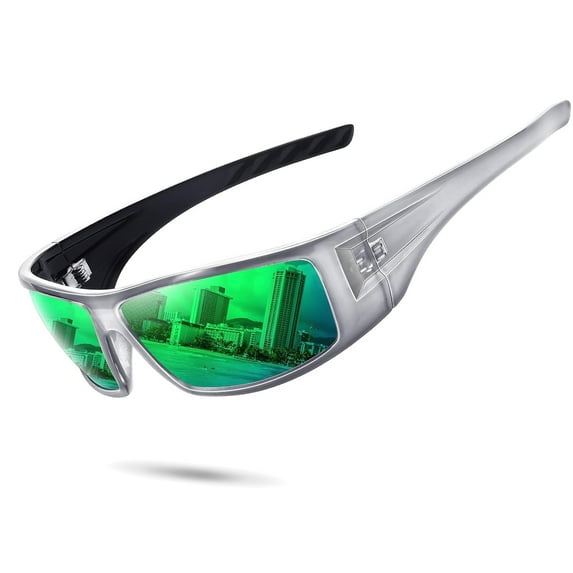 Myst Design Polarized Sports Sunglasses with Unbreakable Frame Wrap ...