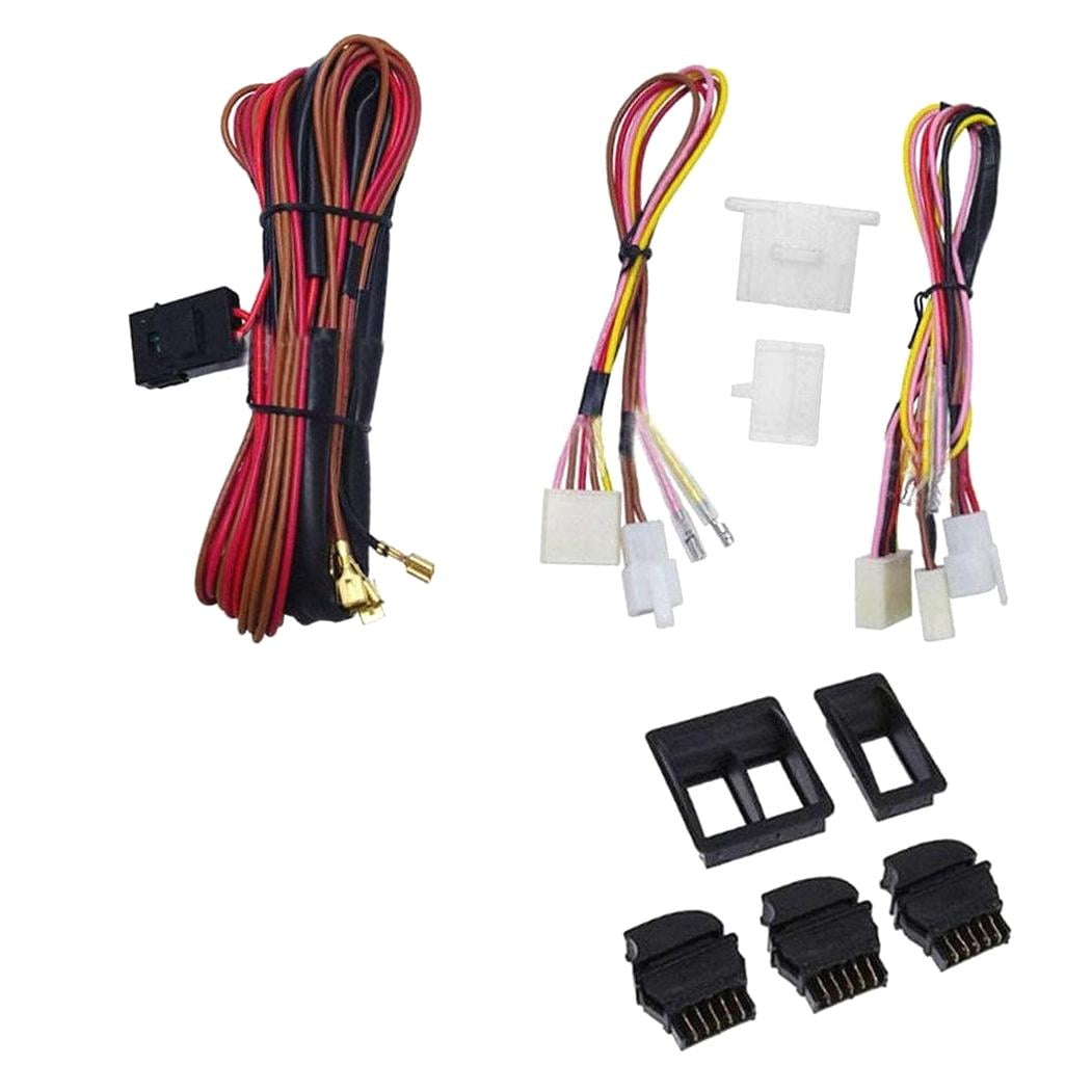 Myst Design Power Window Switch Kit for 2 Doors Including Wiring ...