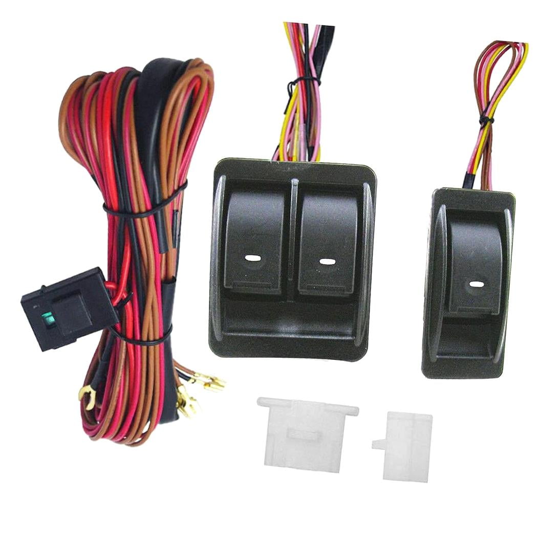 Myst Design Power Window Switch Kits with Wiring Harness and Switch ...