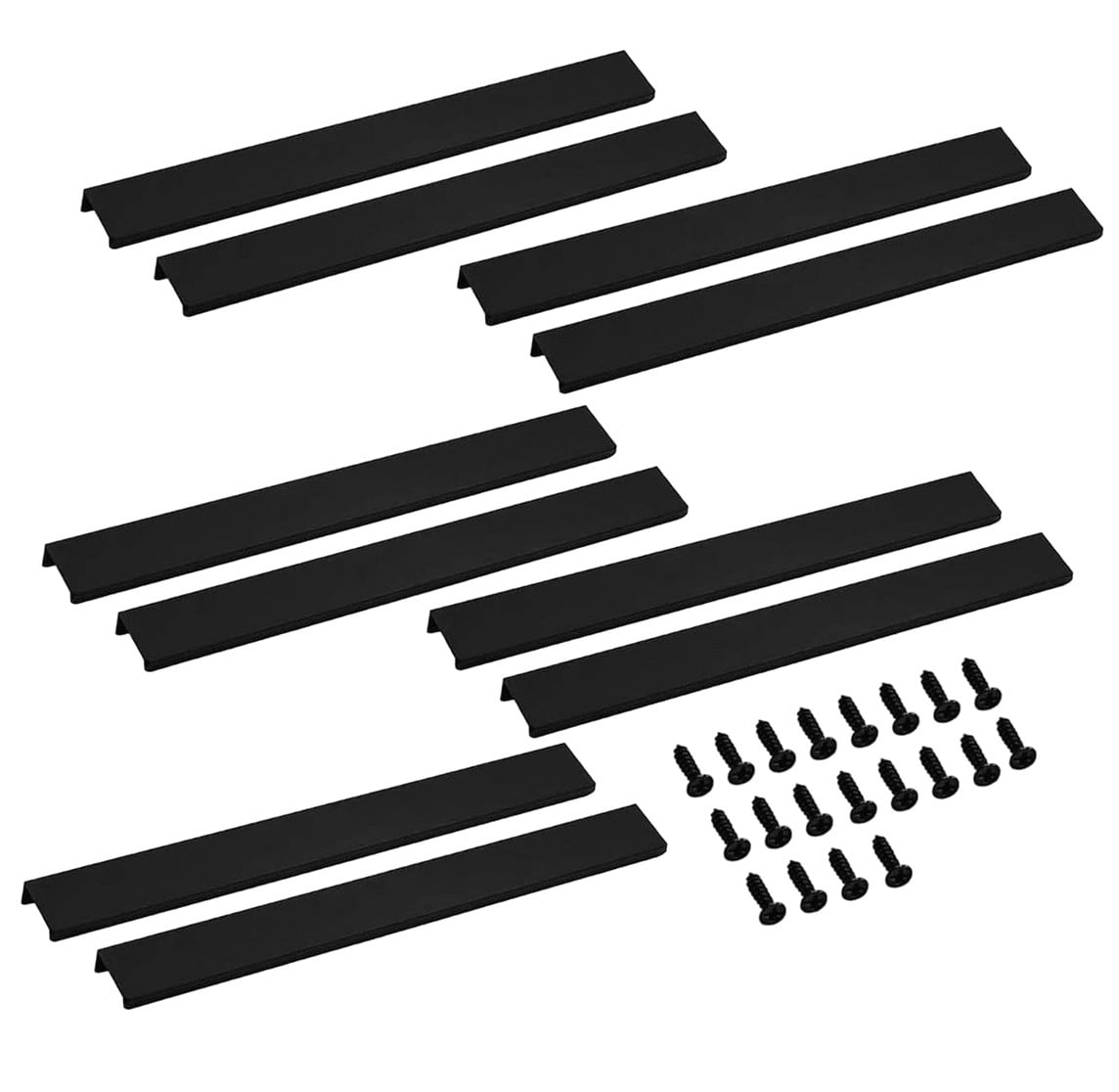 Myst Design Pull Handles for Cabinets, 11.8 Inch Aluminum Alloy Finger ...