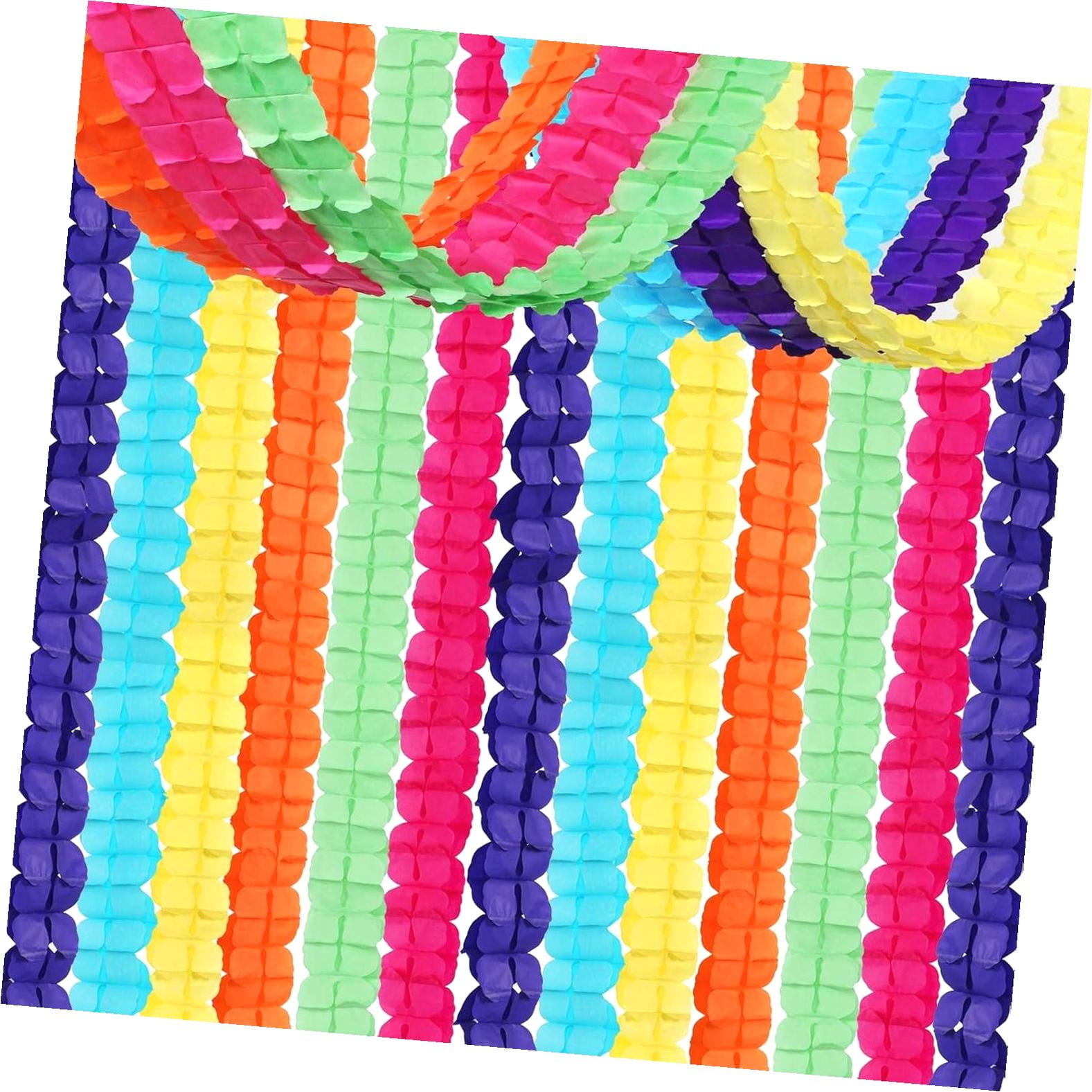Myst Design Rainbow Mexican-Theme Party-Decorations Streamers Garland ...