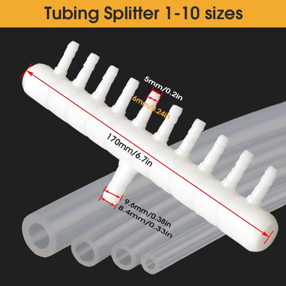 Myst Design Rake-shaped hose connector air distributor, Plastic Barb ...