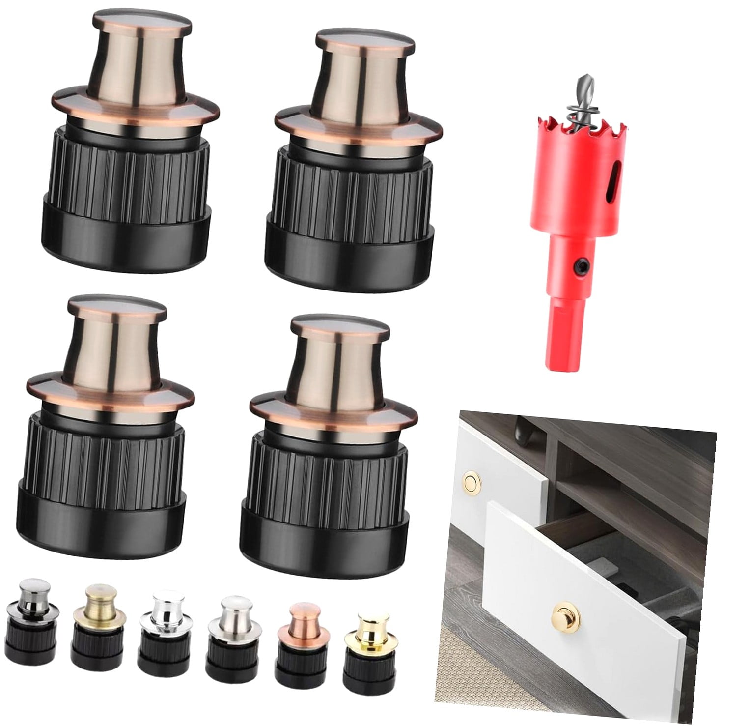 Myst Design Recessed Drawer Pulls Tatami Handle Knobs for Furniture and ...