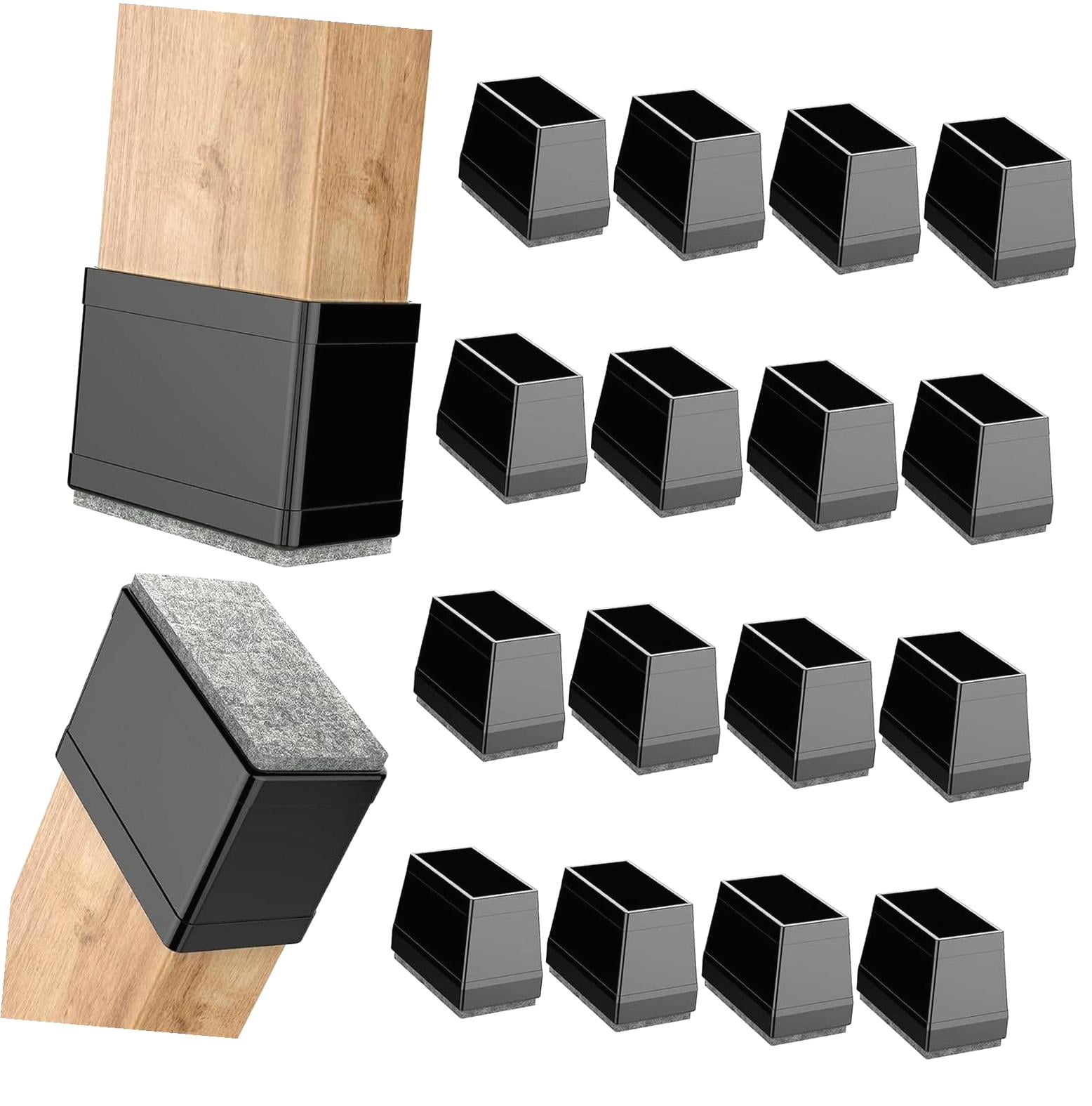 Myst Design Rectangular Chair Leg Protectors for Hardwood Surfaces, 16 ...