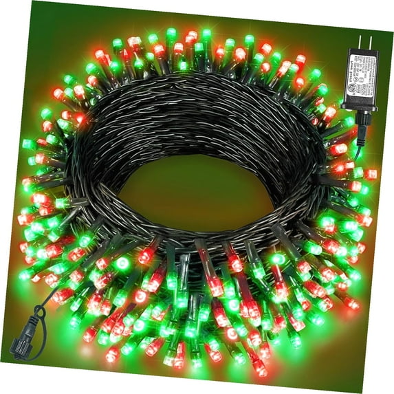 Myst Design Red and Christmas Lights Set, 80FT 240 Christmas Tree ...
