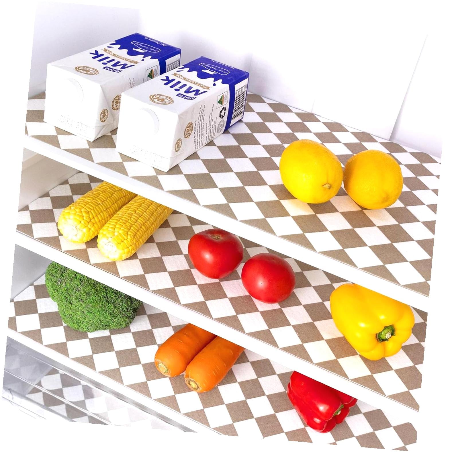 Myst Design Refrigerator Liners 12IN x 20FT, Absorbent Fridge Shelf and ...