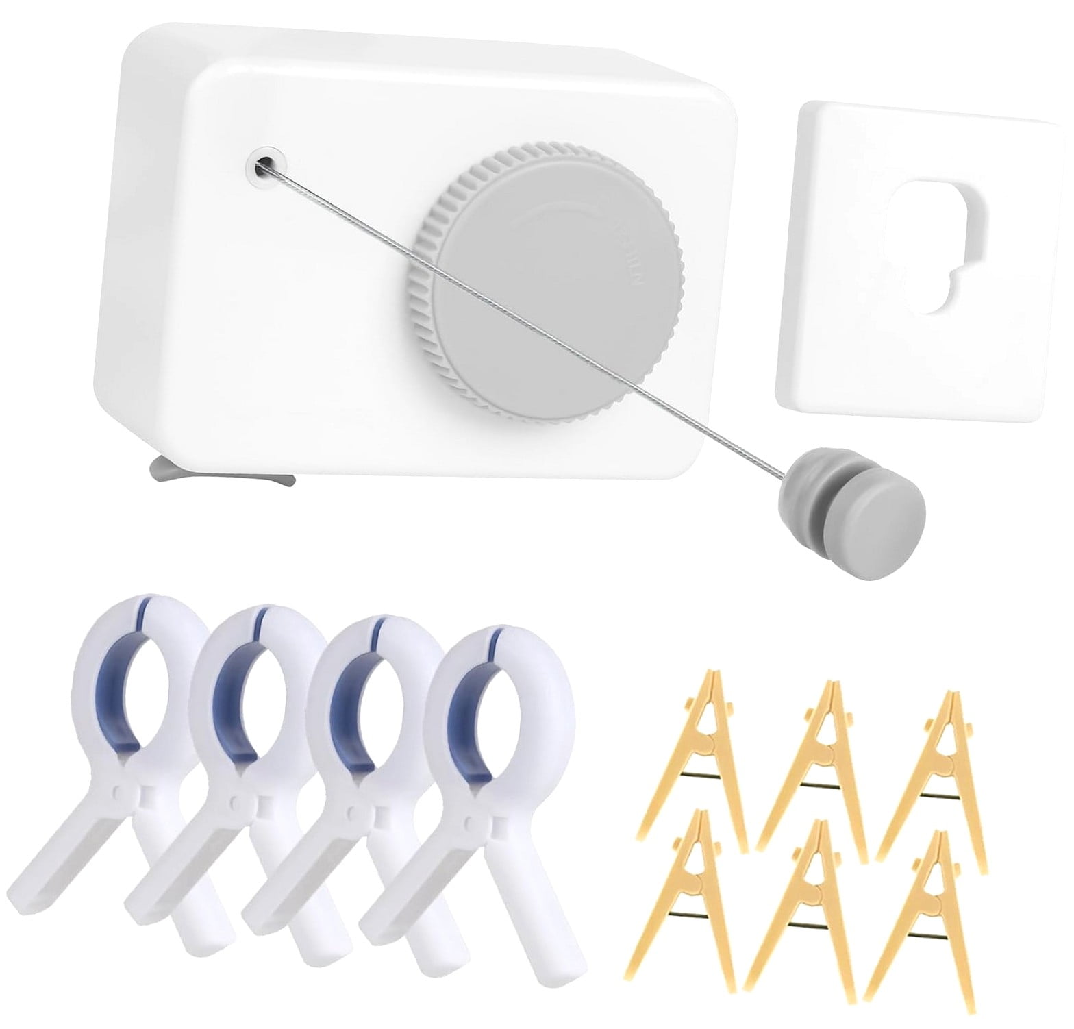 Myst Design Retractable Clothesline Indoor/, -Sag for Drying Clothes ...