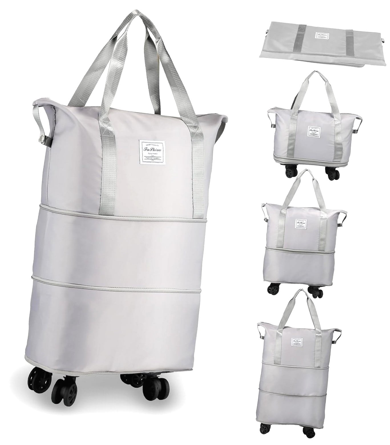 Myst Design Rolling Bag, 3-layer expandable foldable carry bag, large ...