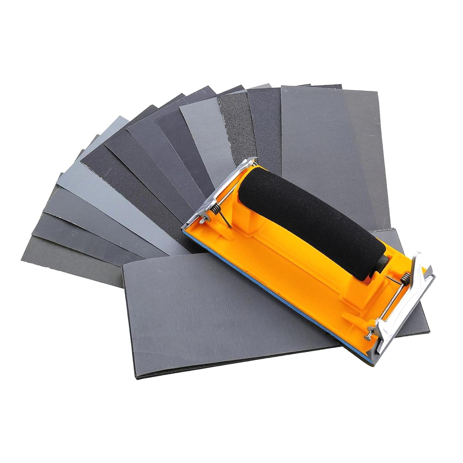 Myst Design Sandpaper Holder with Sponge Grip, 36-Piece Assortment from ...