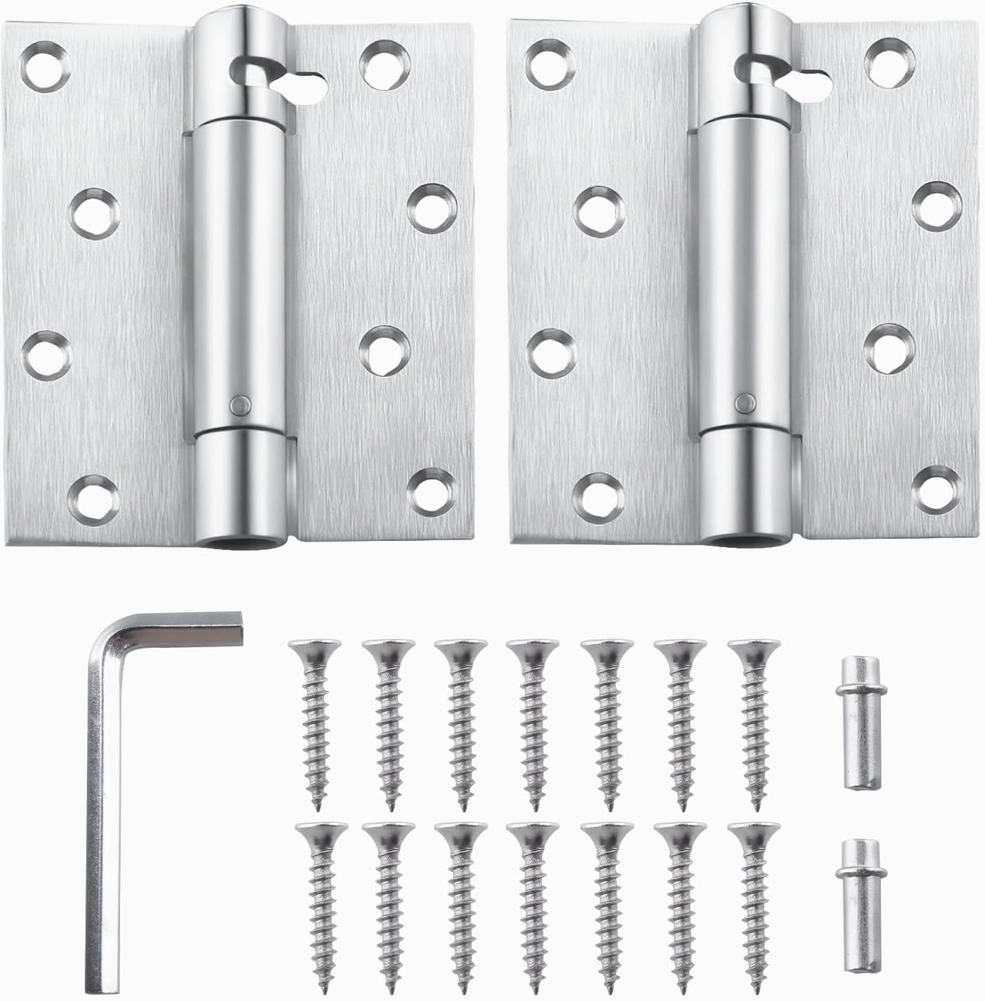 Myst Design Self- Hinges, 4 Inch Self- Door Hinges for Garage Doors ...