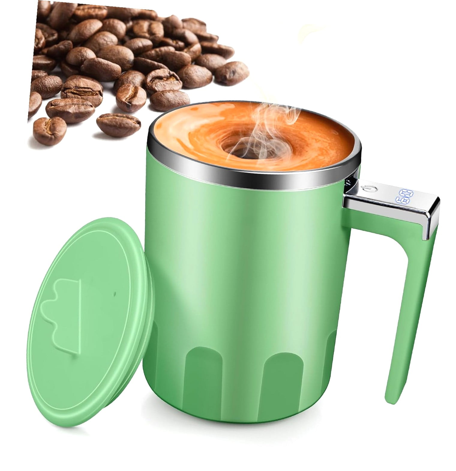 Myst Design Self Stirring Mug: 2025 New Rechargeable Auto Stirring ...
