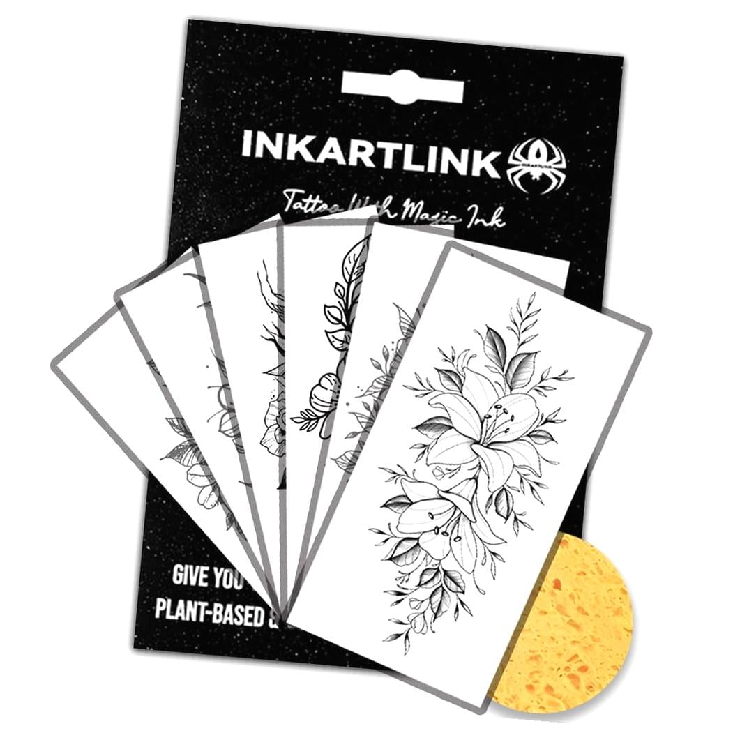 Myst Design Semi Permanent Tattoo, 6pcs of arm tattoo stickers for ...