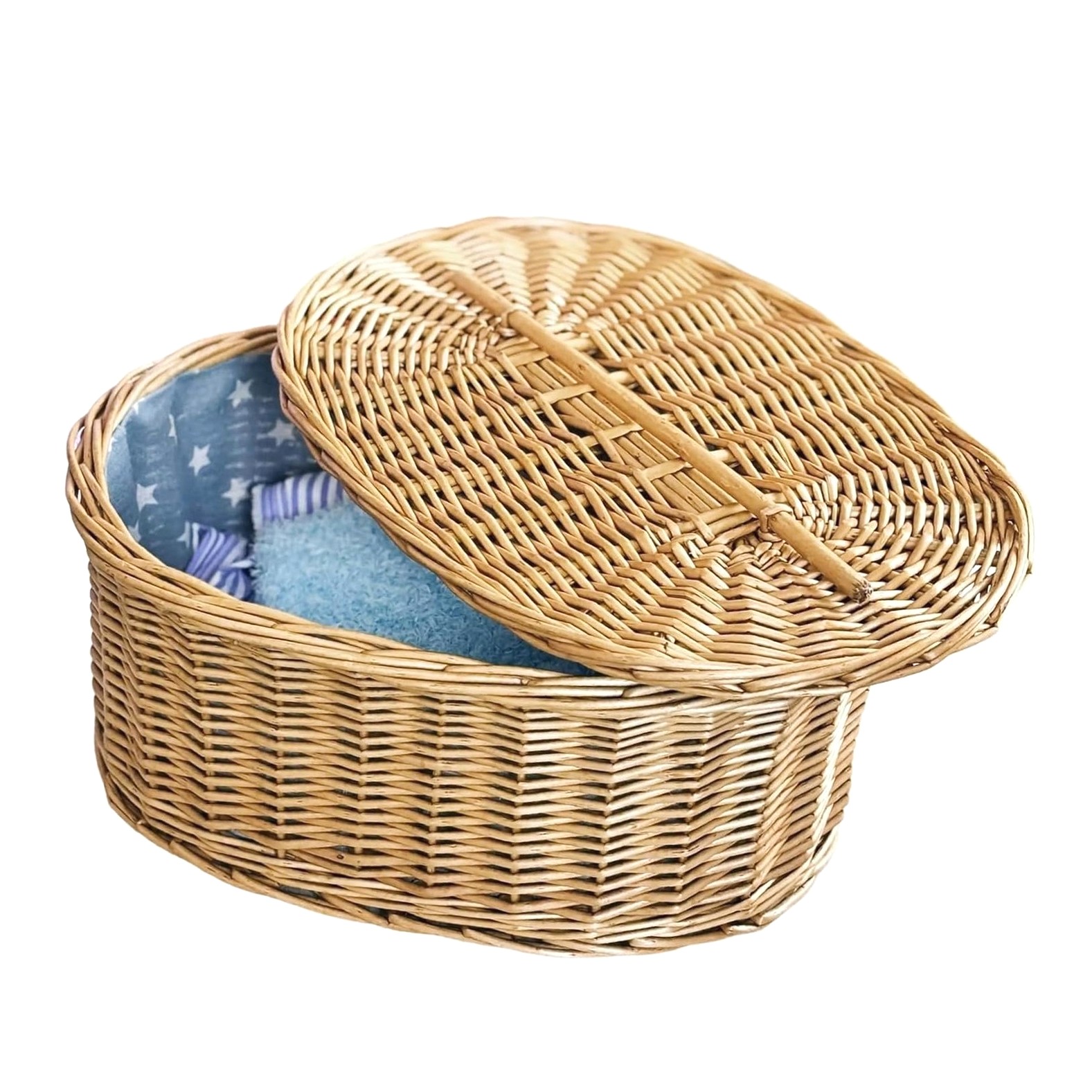 Myst Design Sewing Organizer, Craft Storage Basket with Lid and Liner ...