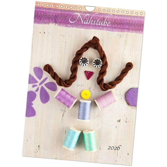 Myst Design Sewing Room, US-Version (Wall Calendar 2026 DIN Portrait ...