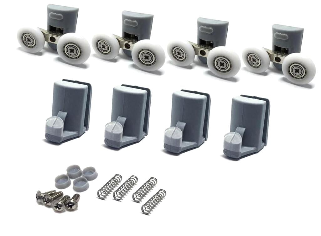 Myst Design Shower Door Components - 8-Piece Double Height Adjustable ...