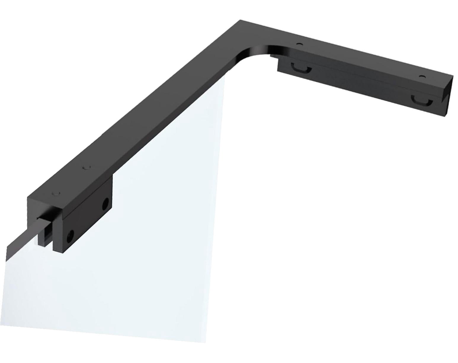 Myst Design Shower Glass Clamp, Dual-Sided Functionality, Frameless ...