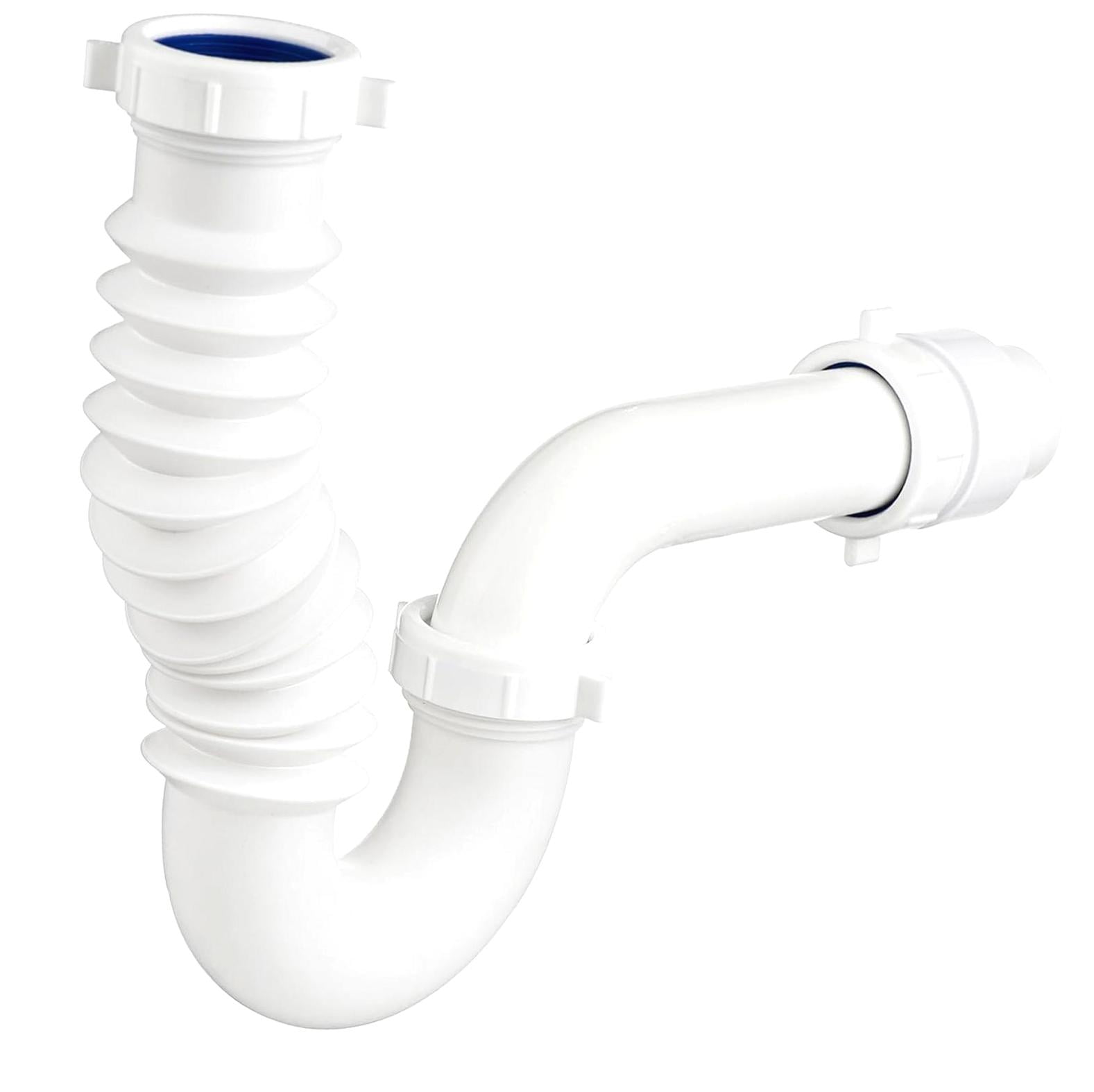 Myst Design (Single Pack) P 1 1/2 Inch Drainage Pipe Kit for Bathroom and Kitchen Sinks with ...