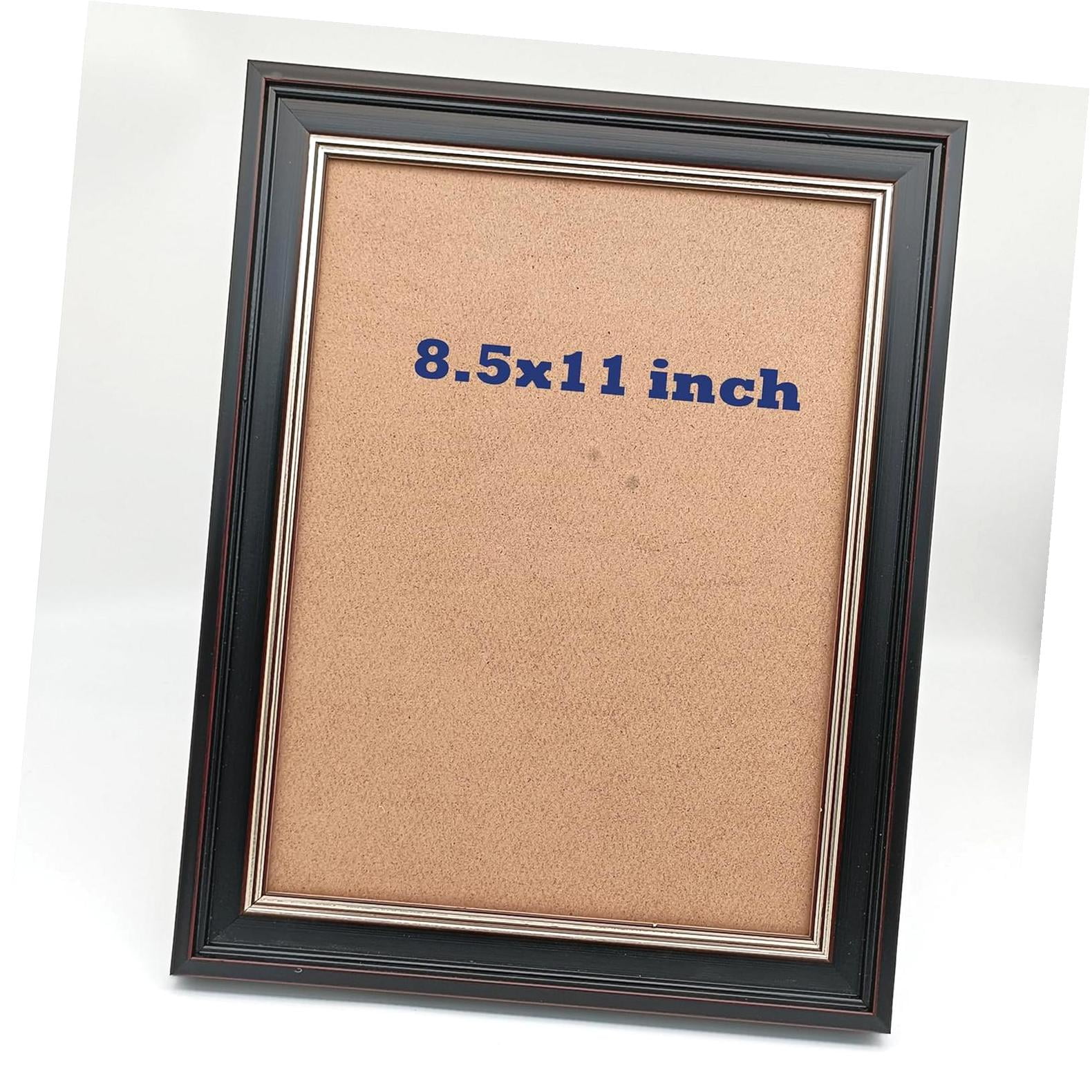 Myst Design Slim Border 8.5x11 Photo Frame. Features a plastic front ...