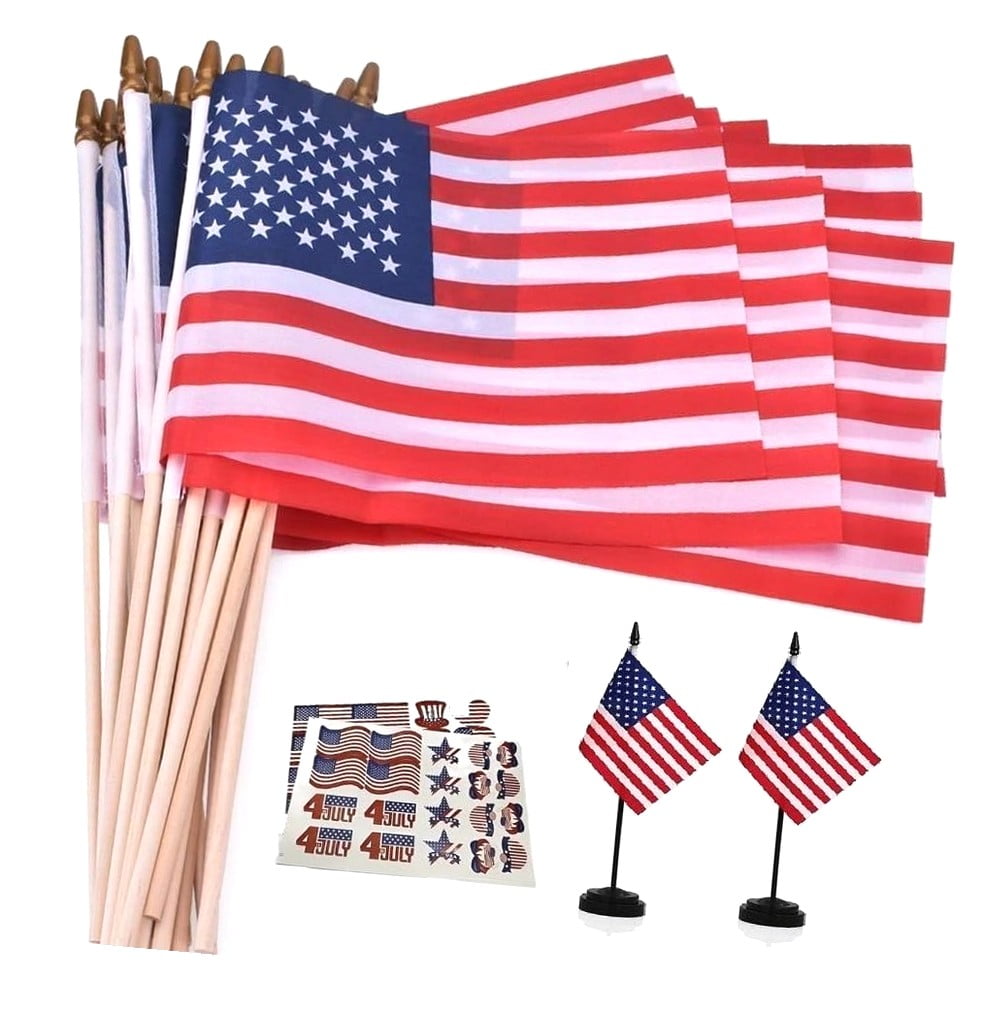 Myst Design Small Flags Sticks | Flags 5x8 Inch | 40 pieces | Small ...
