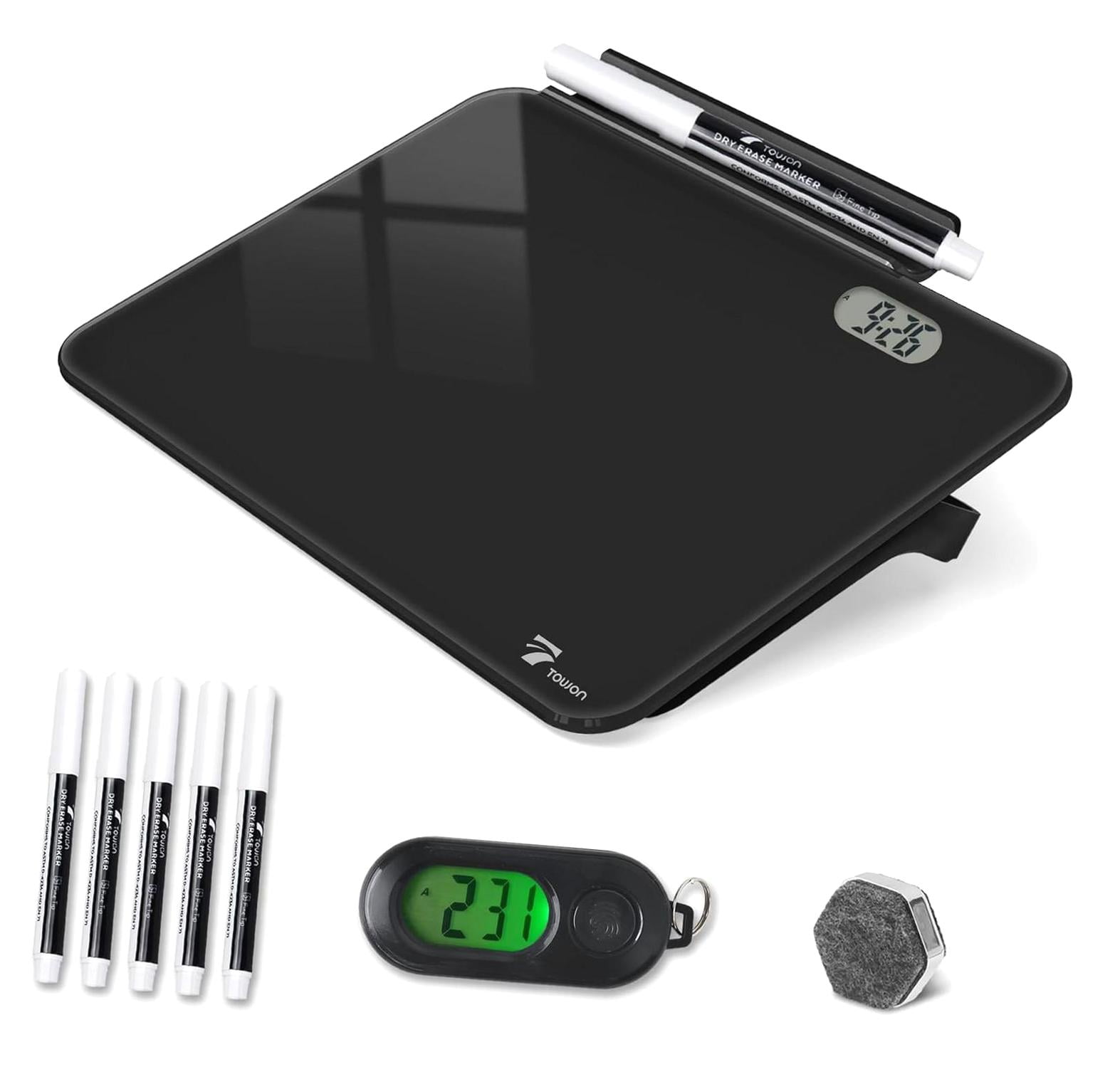 Myst Design Small White Board for Desk with Timekeeper, Compact Desktop ...