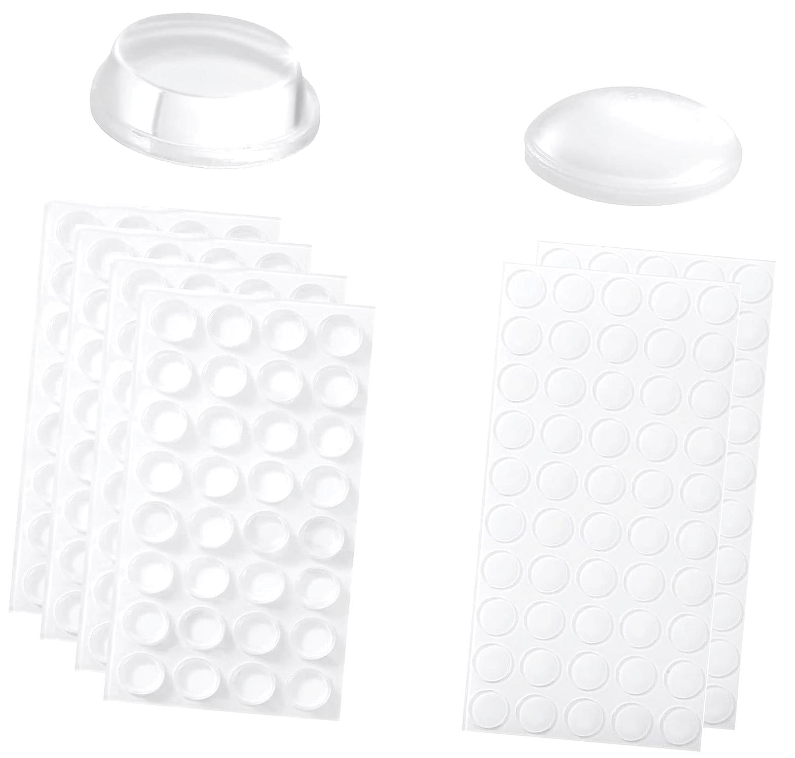 Myst Design Soft, Clear Rubber Bumper Dots for Cabinets - Noise ...