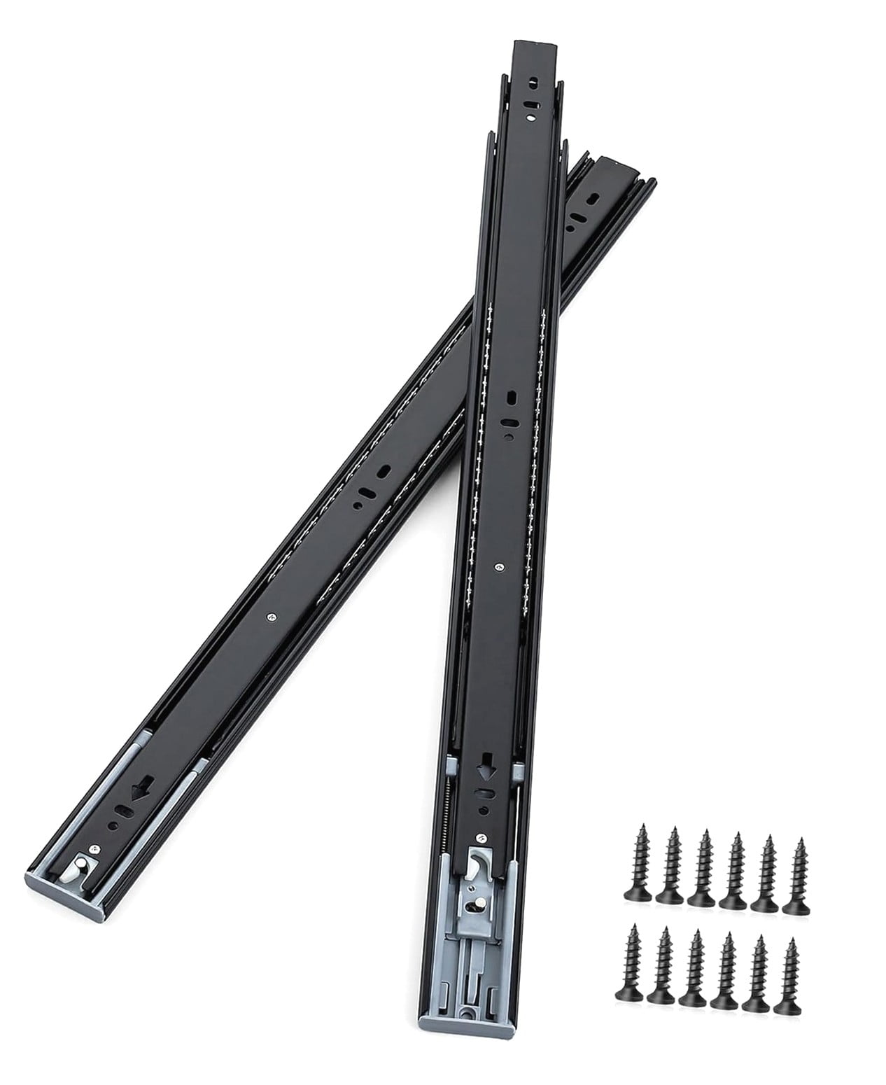 Myst Design Soft Close Drawer Slides 22 Inch, Full Extension Drawer ...