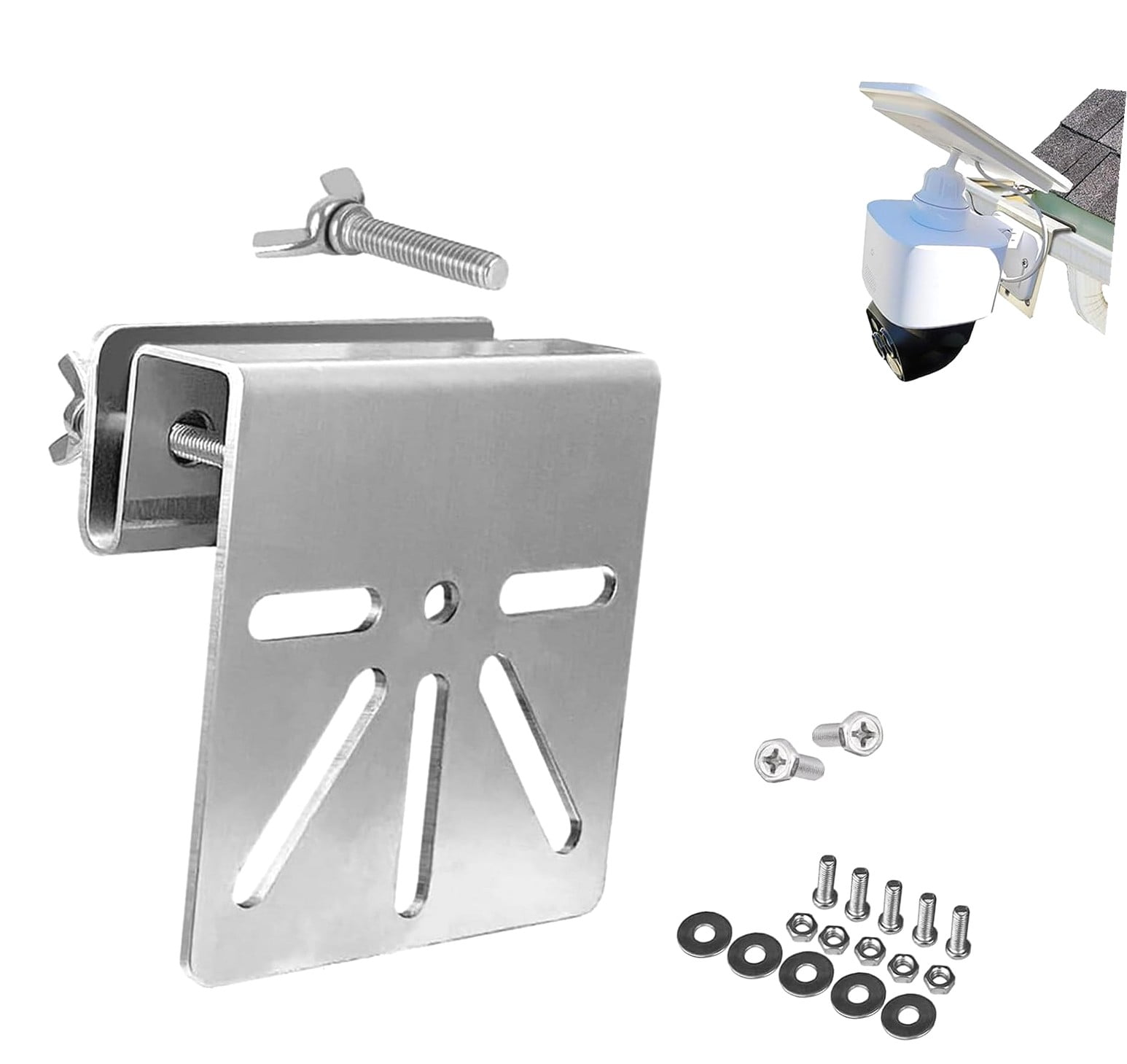 Myst Design Steel Gutter Mount for SoloCam S340, E30 and LTE Cam S330 ...