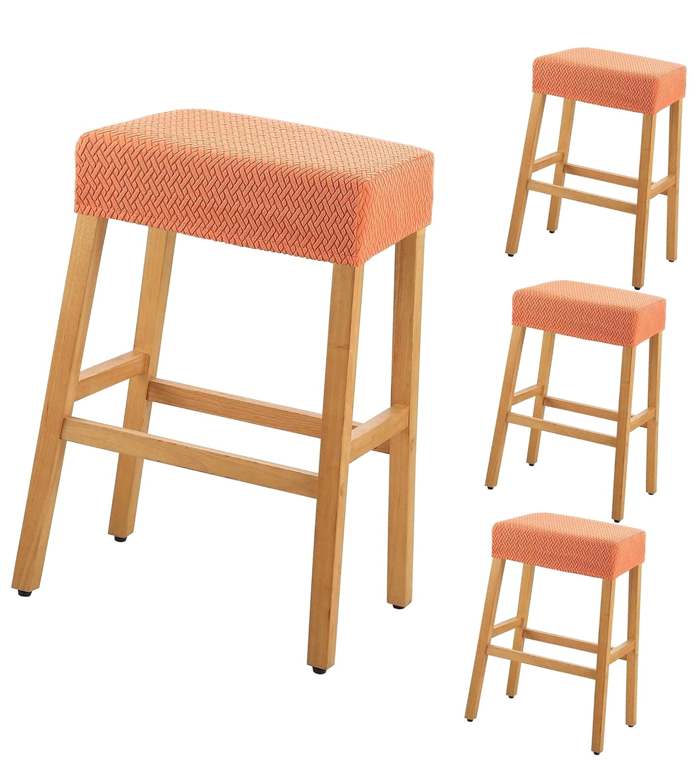 Myst Design Stool Covers Rectangle 4 Pack Stretch Seat Cover for Stools ...