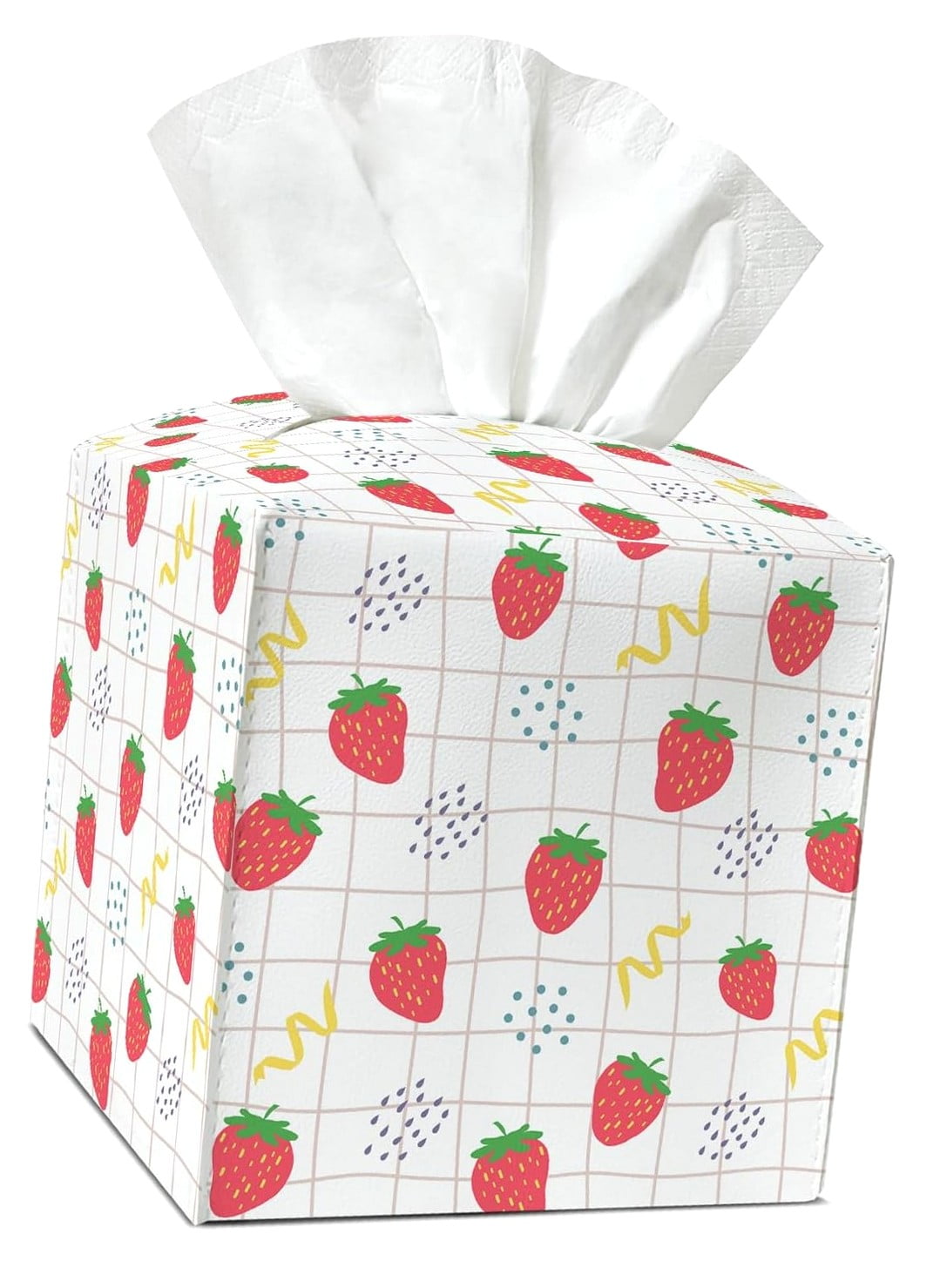 Myst Design Strawberry Tissue Box Covers Square, Tissue Box Holders for ...