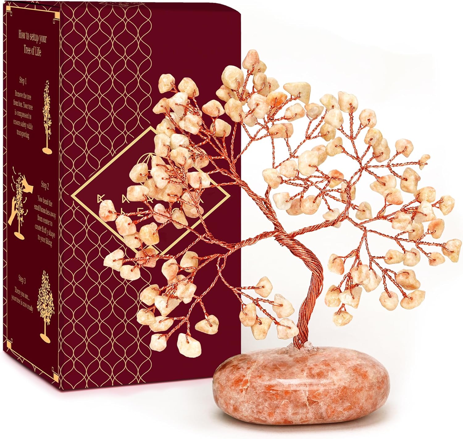 Myst Design Sun Stone Tree of Life Office Decor for Decoration, Bonsai ...