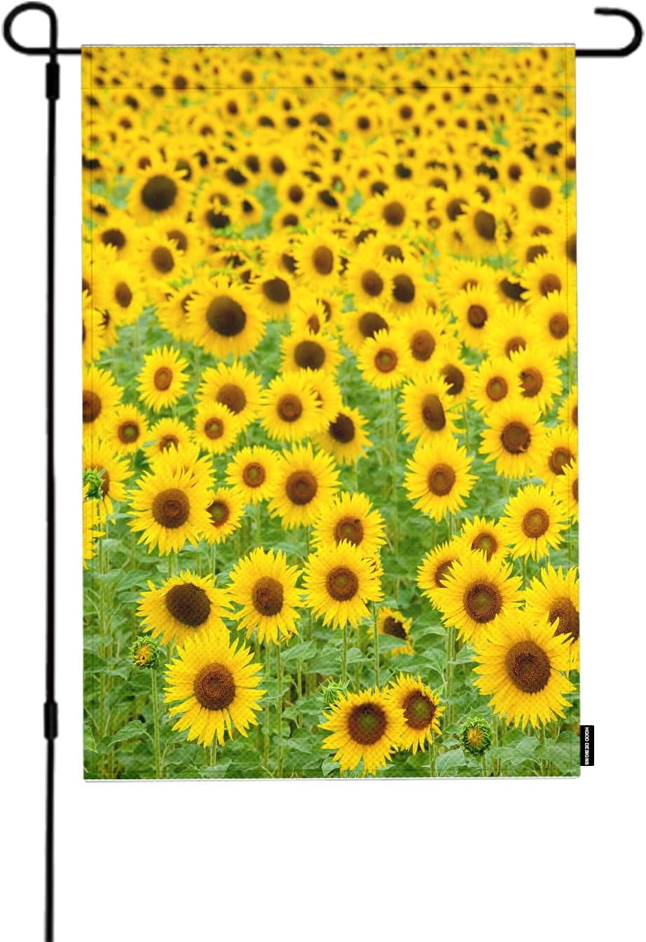 Myst Design Sunflower Flags for Outside Yellow Floral Field Sunlight ...