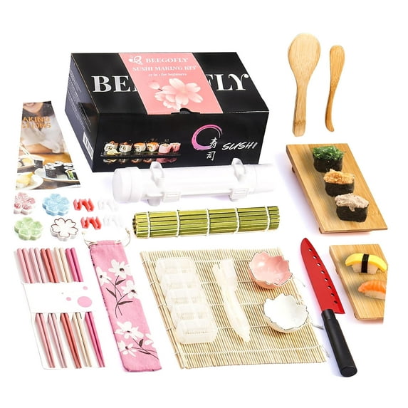 Myst Design Sushi Making Kit, 27-In-1 Sushi Roller Set, Includes ...