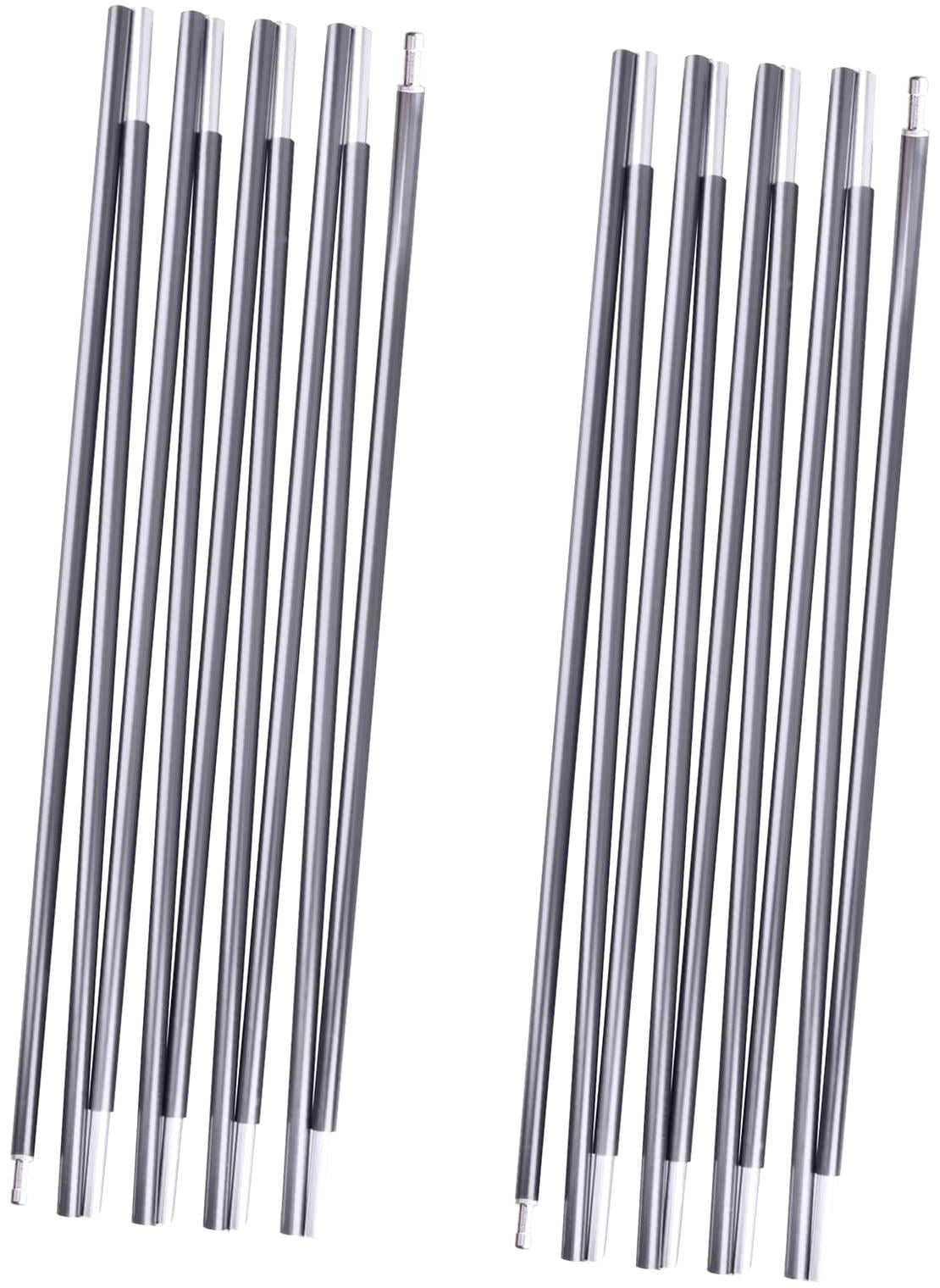 Myst Design Tent Pole 2 PCS Aluminum Rod Tent Pole Tent Rod Awning Kit ...
