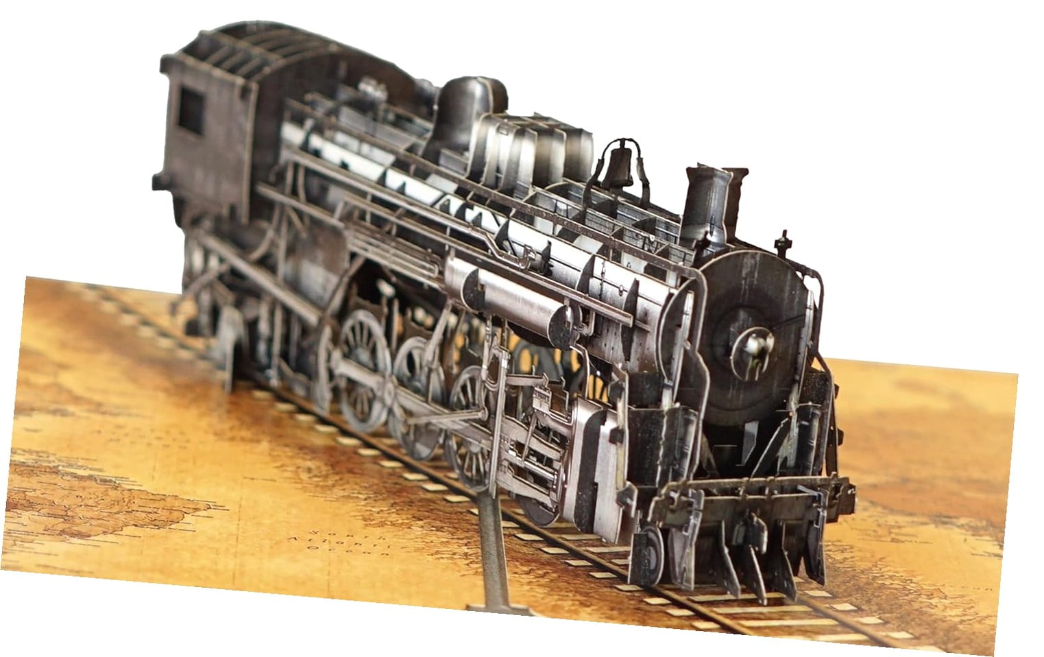 Myst Design Train Birthday Card for Him, Card, 3D Card for Him, Dad ...