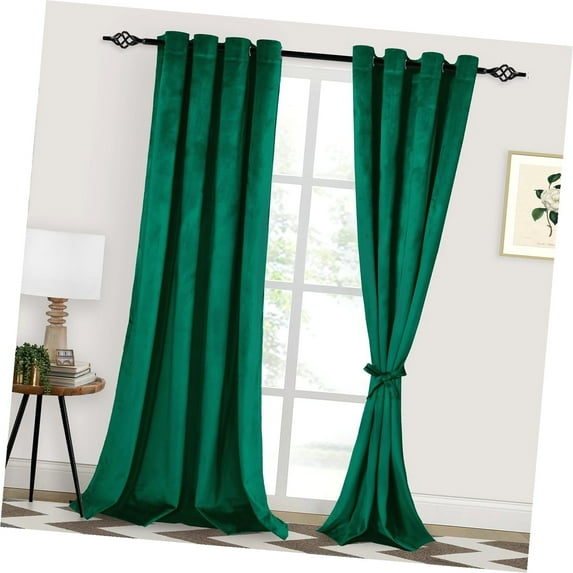 Myst Design Velvet Curtains 90 Inches Long, Soft Curtains for Rooms ...