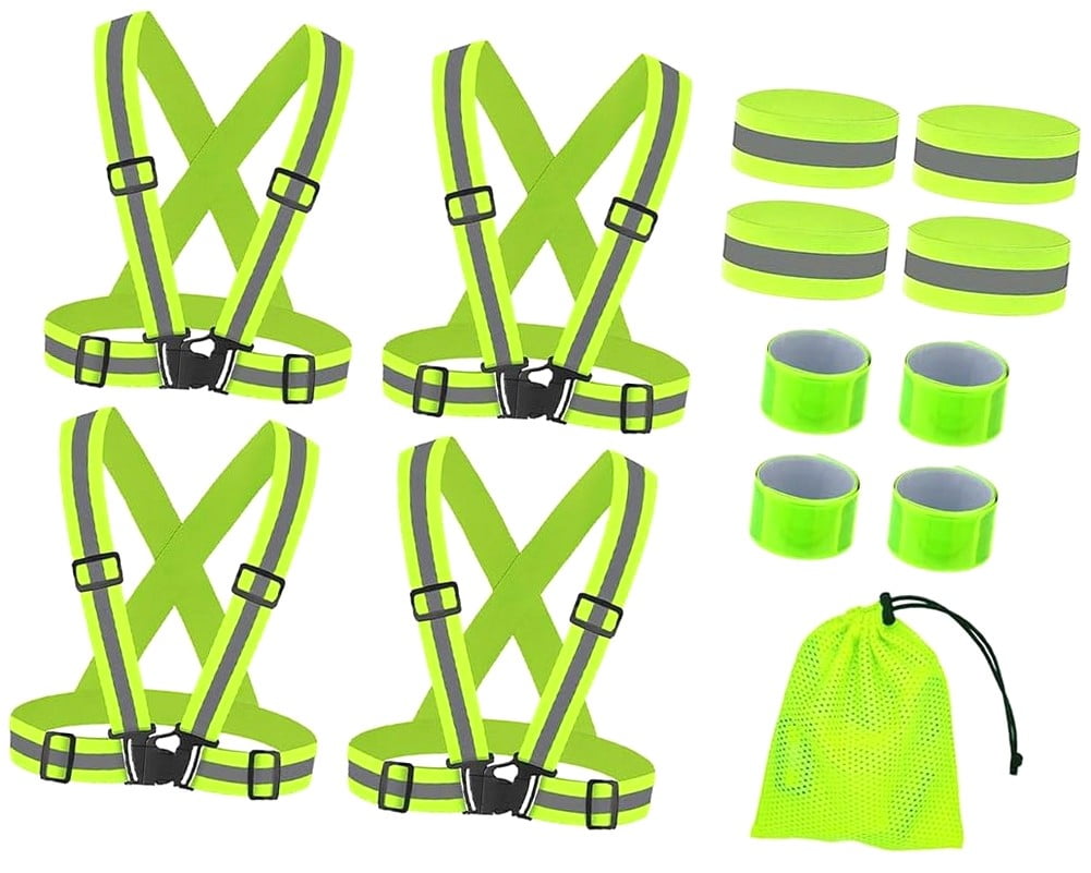 Myst Design Vest Gear, 4-Pack Vest, -Visibility Vest, 8-PCS Wristbands ...