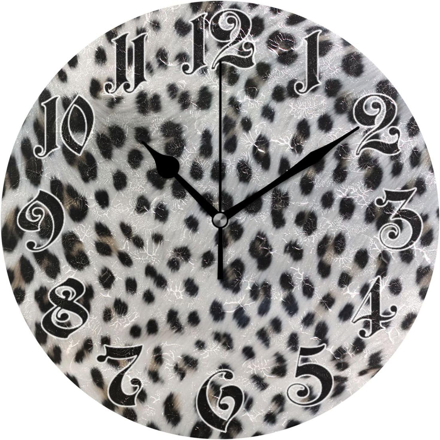 Myst Design Wall Clock - Silent Non-Ticking, Battery Operated, 10 Inch ...