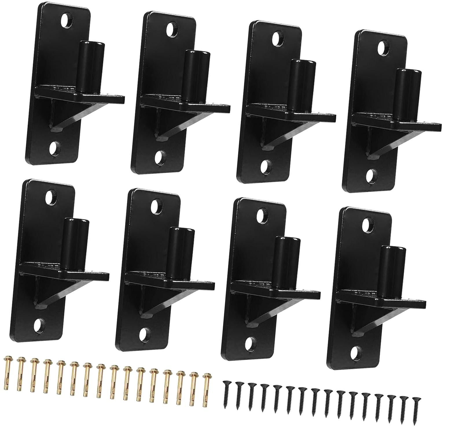 Myst Design Wall Mount Gate Hinges, Farm Style, 8 Pack Chain Fence with ...