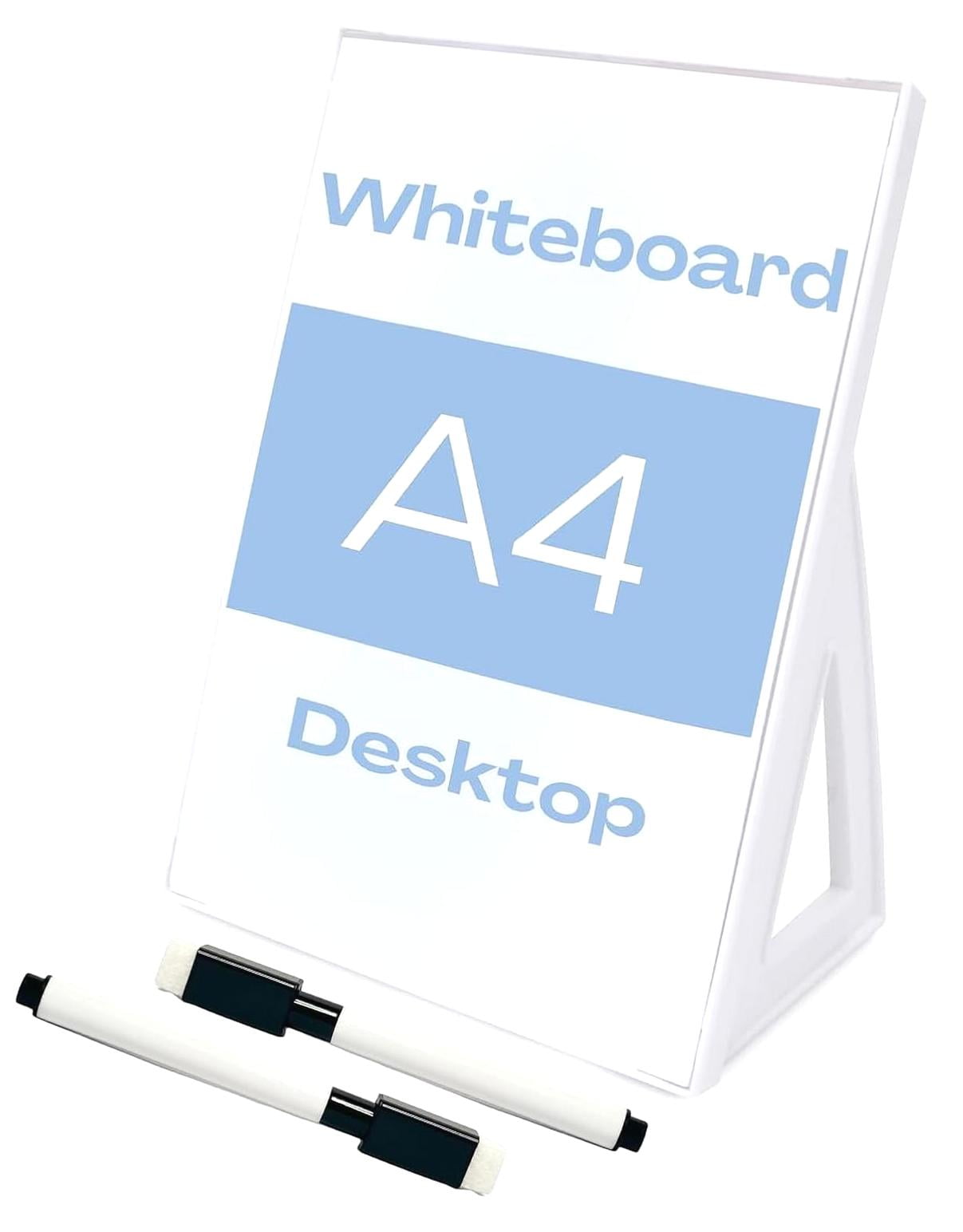 Myst Design White Board Board 11.8 x 8.3 Inches, Small Stand-Up or ...