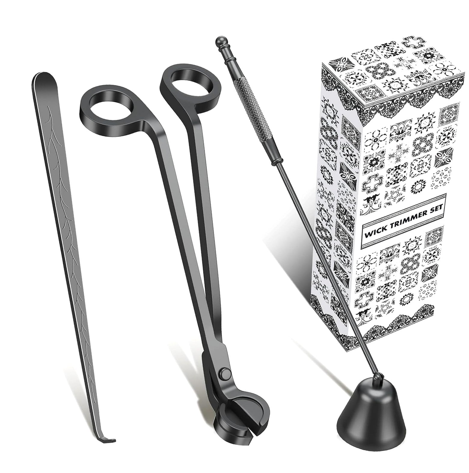 Myst Design Wick , Snuffer and Wick Dipper Accessory Set, 3 in 1 Kit ...