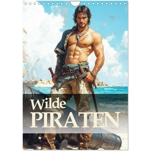 Myst Design Wild Pirates, US-Version (Wall Calendar 2026 DIN Portrait ...